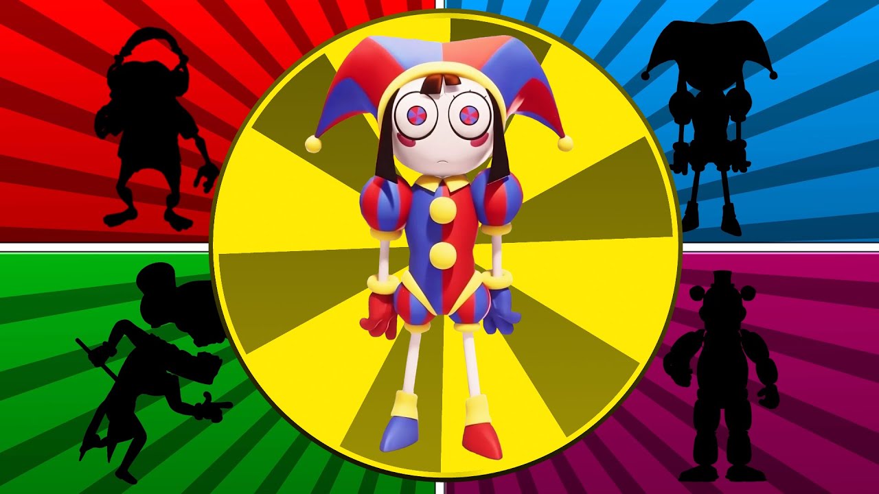 Circus Roulette | Find the character | Pomni, Ragatha, Freddy Fazbear ...