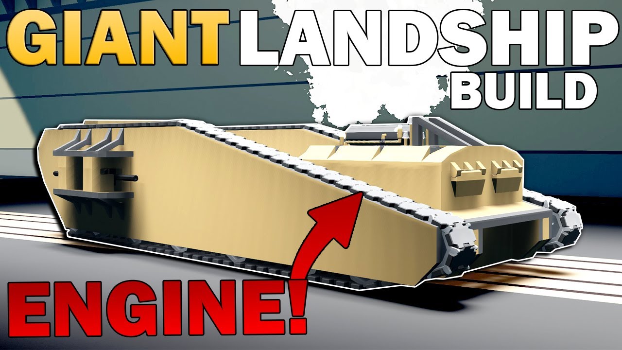 Our GIANT LANDSHIP Gets A GIANT ENGINE In Stormworks! #4 - YouTube