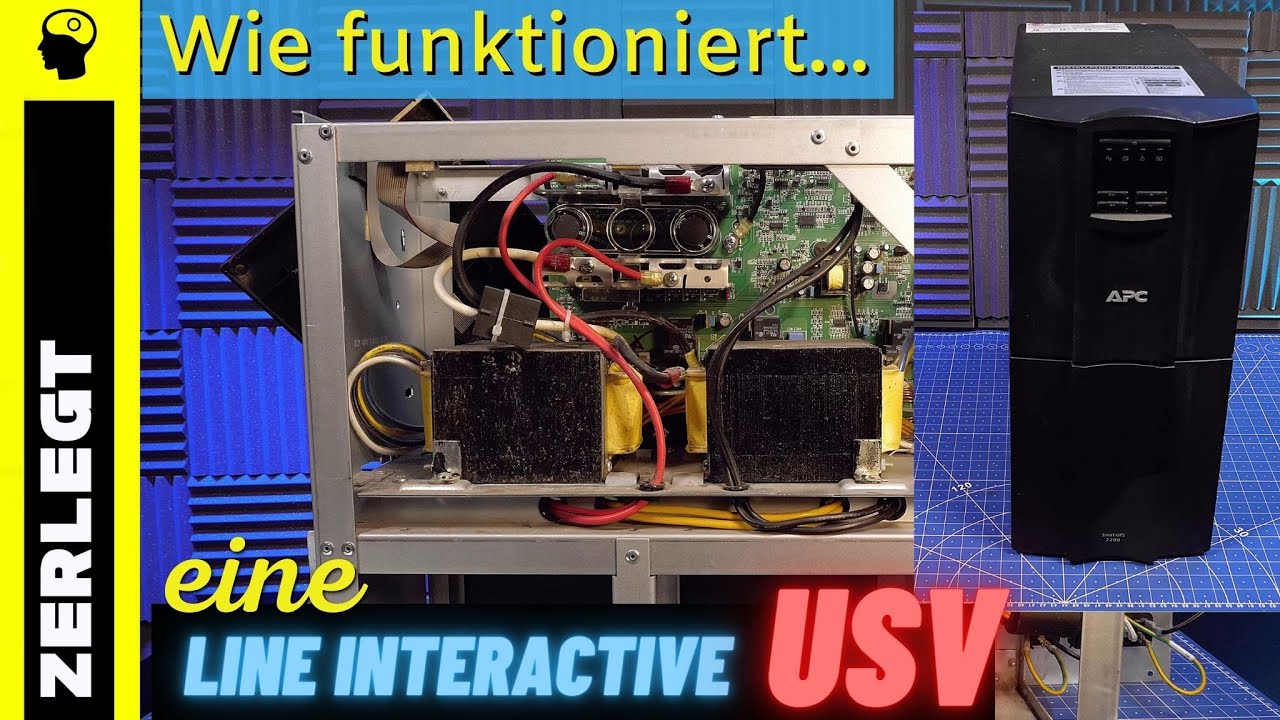 USV entschlüsselt ("APC line interactive") - Schaltplan erklärt | Smart ...
