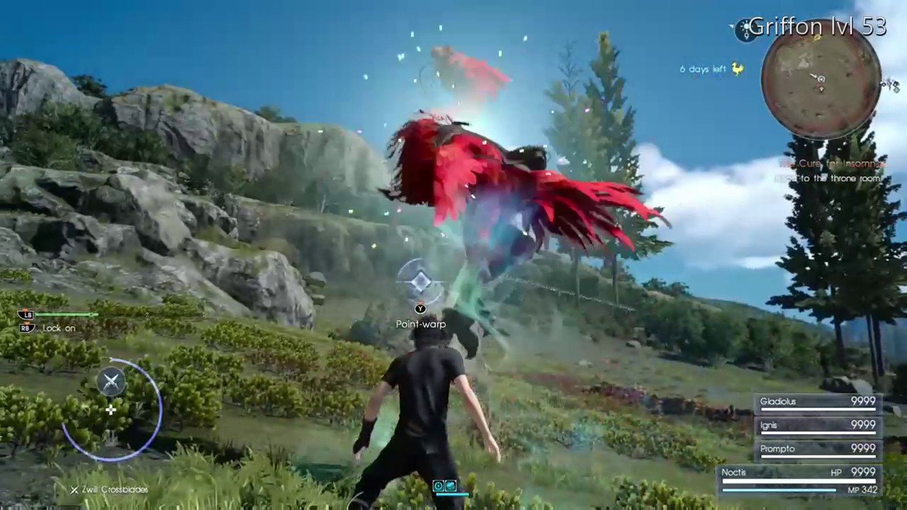FF 15 Griffon lvl 53 Spawn Location - YouTube