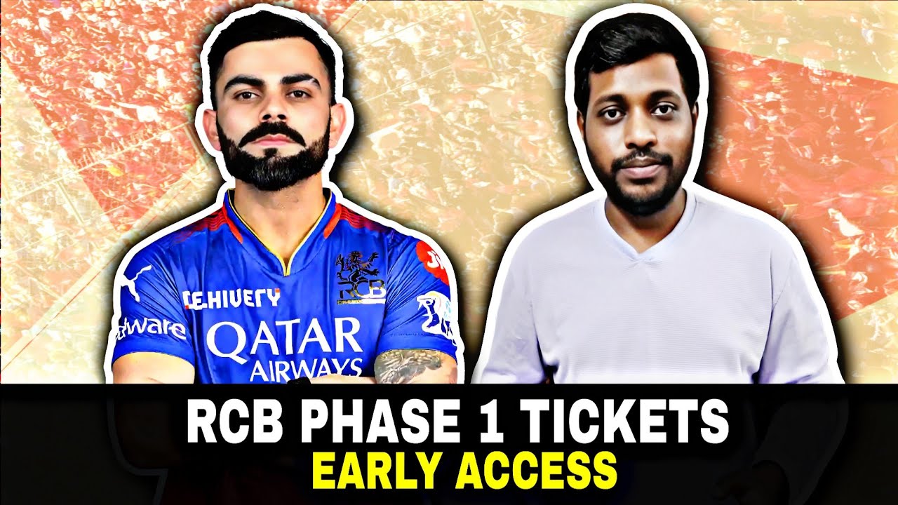 rcb tickets update | rcb ipl 2025 phase 1 tickets booking | rcb ipl ...