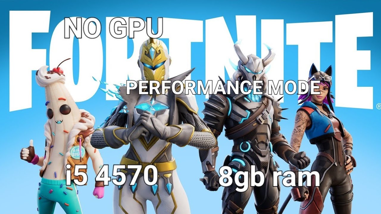 Test i5 4570 8gb ram Intel Hd 4600 Graphics In Fortnite Performance ...