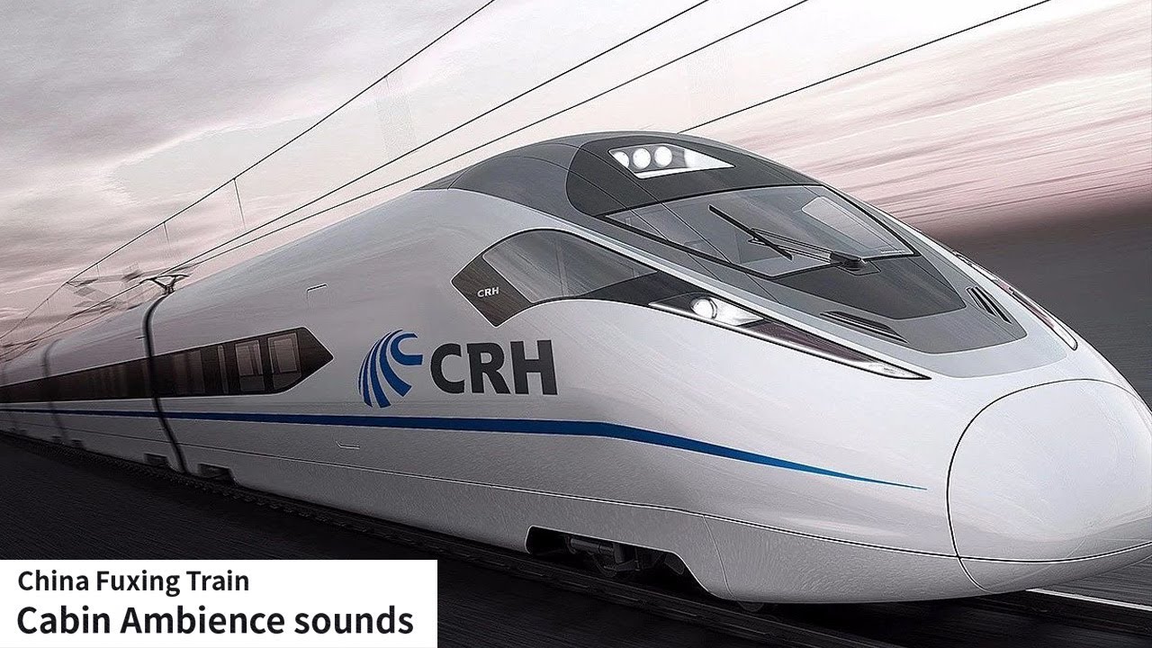 China Fuxing High Speed Bullet Train Second Class Cabin Ambience sounds ...