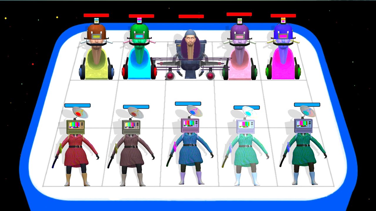 Merge War Fusion Toilet Monster, Merge Games Toilet Camera Monster ...