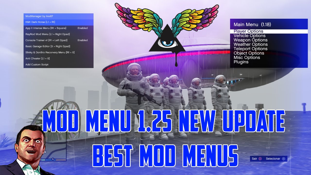 MOD MENU 1.25/1.26 GTA V - THE BEST MOD MENUS [CEX][DEX] PS3 2021 - YouTube