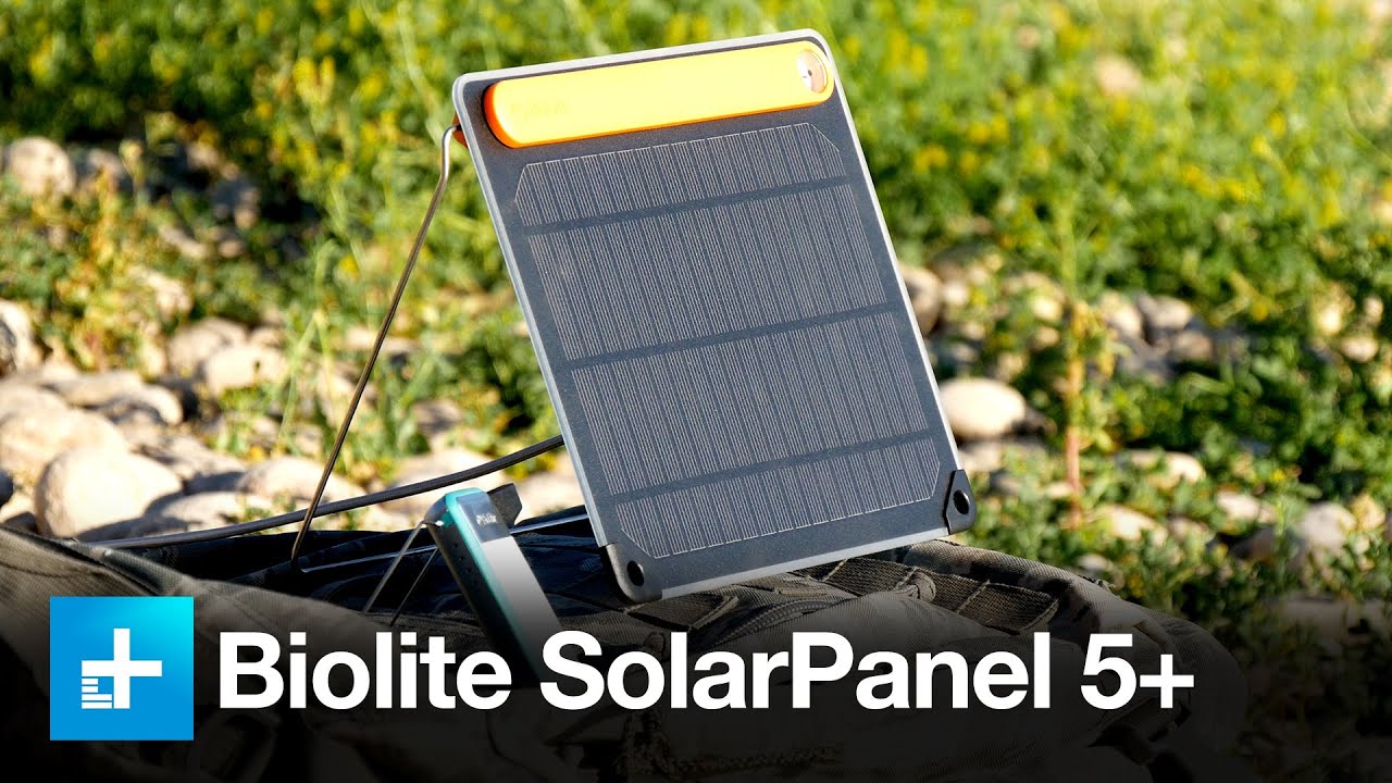 Biolite SolarPanel 5+ And PowerLight Mini - YouTube