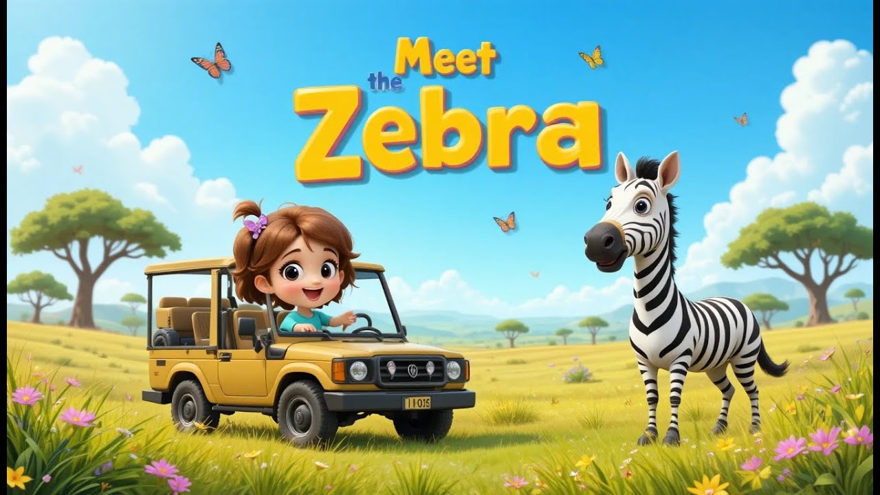 Meet the Zebra! 🦓 | Chikoo’s Jungle Adventure | Fun Animal Facts for ...
