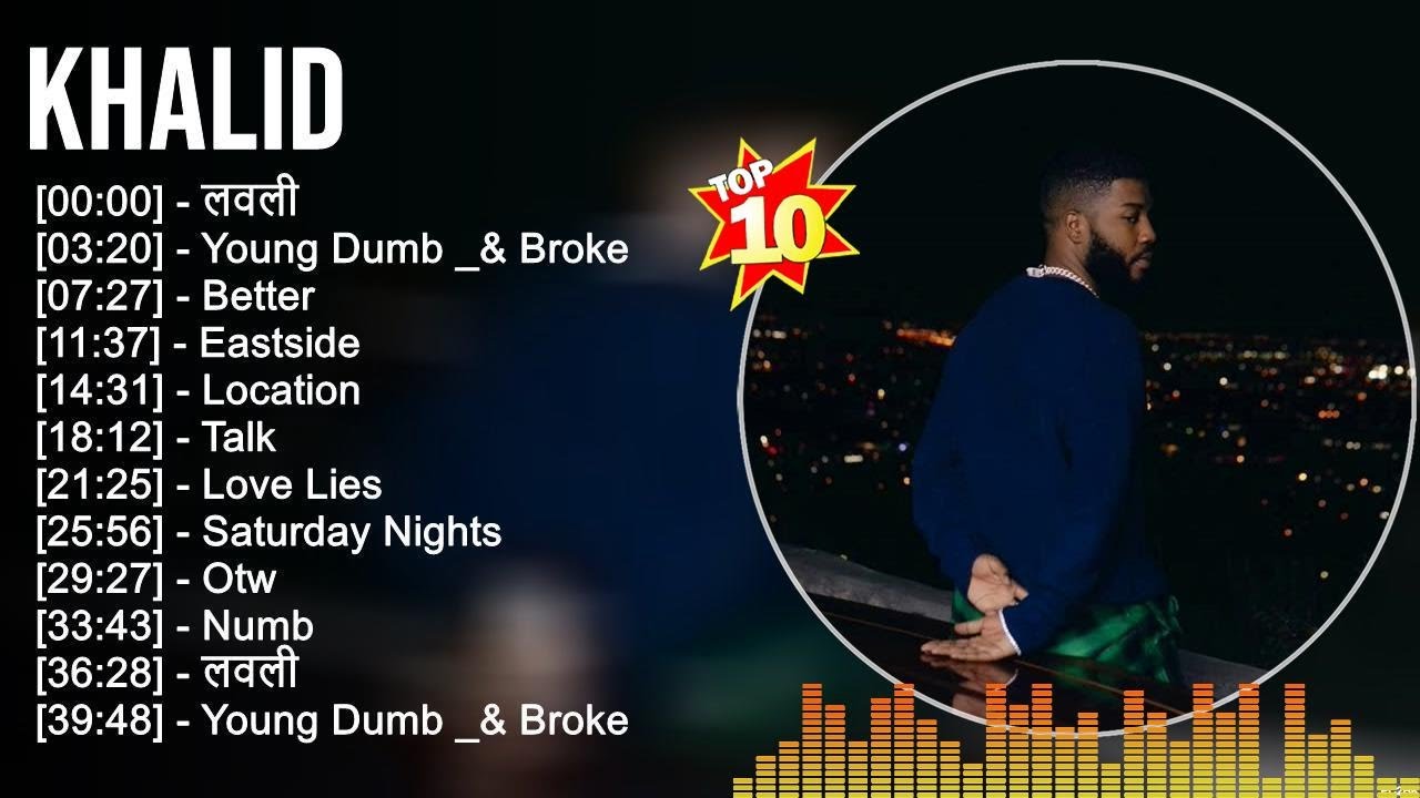 Khalid Greatest Hits 2023 ~ Billboard Hot 100 Top Singles This Week ...