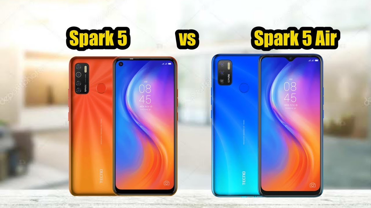 Tecno Spark 5 Air vs Spark 5: what's the difference? - YouTube