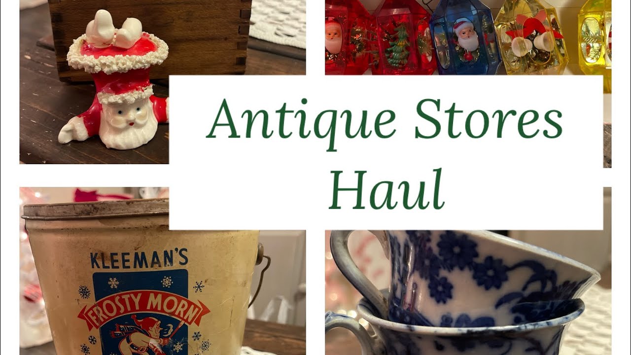 Springfield Antique Barn and more…great haul😁🎅🏻🤶🏻🎄#antique #thrifting # ...