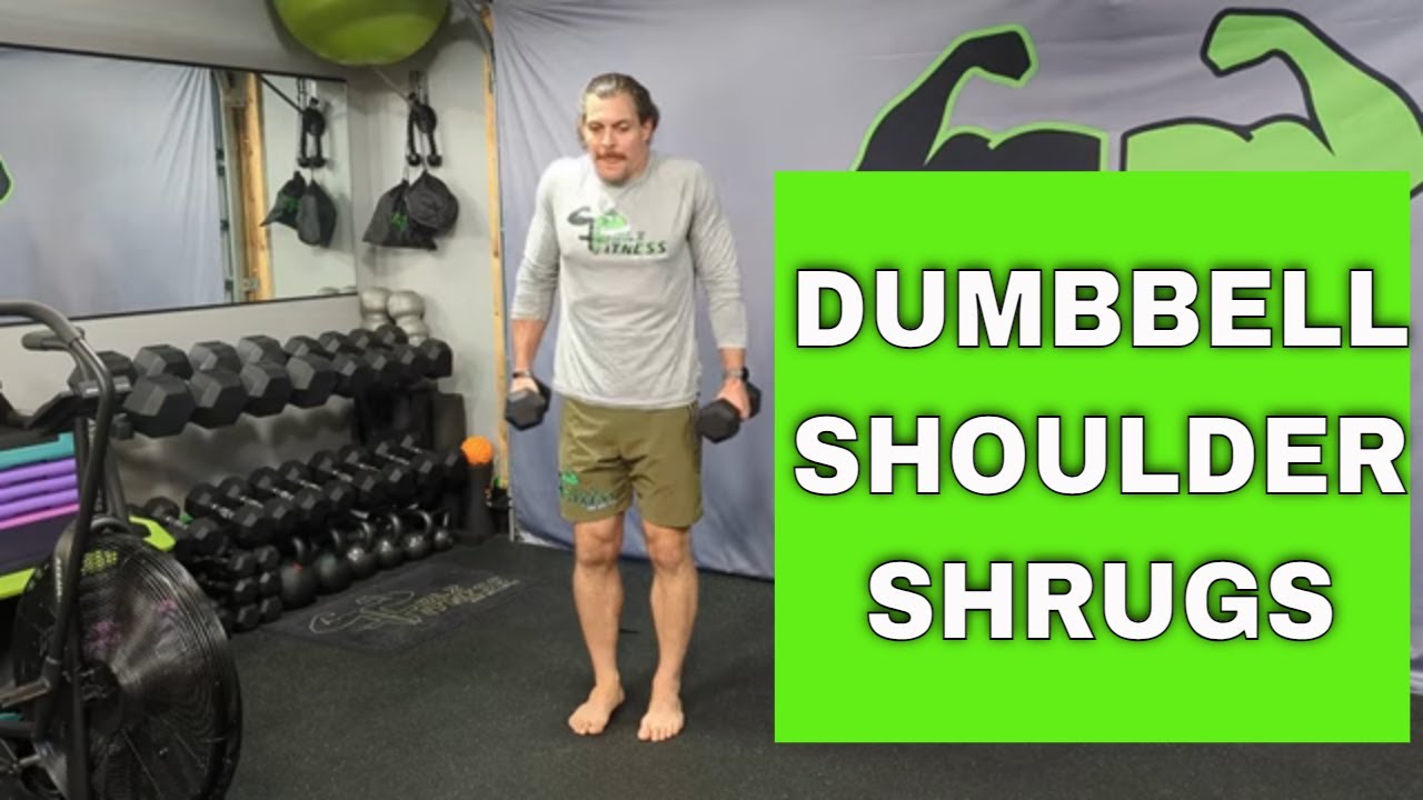 Shoulder Shrugs Exercise (Dumbbell) - How To Perform - YouTube