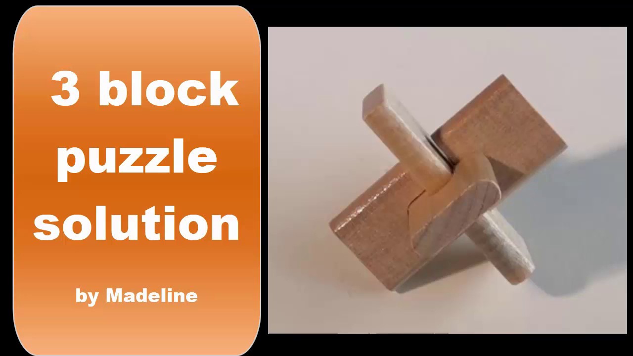 3 block puzzle solution - YouTube