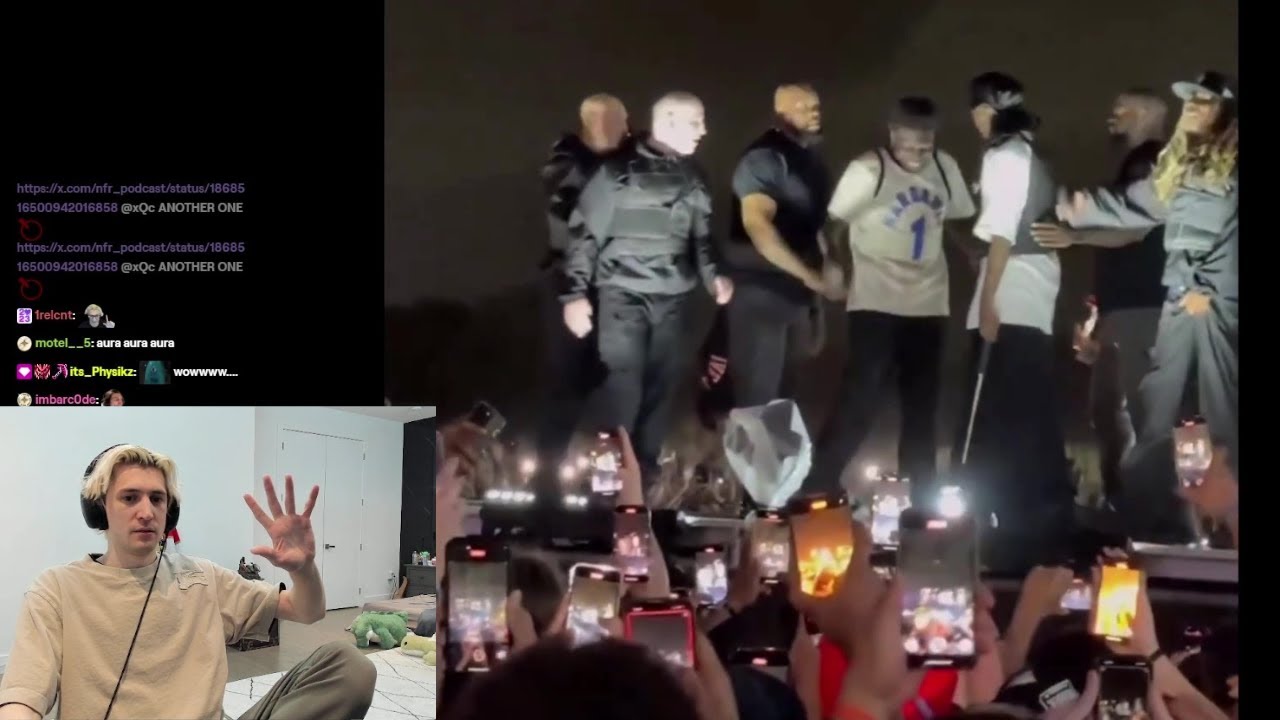 xQc Shocked by Dabo on Stage with Playboi Carti - YouTube