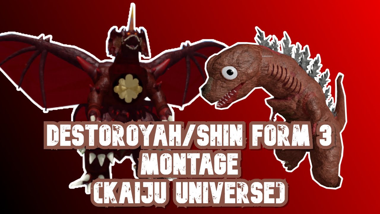 Destoroyah/Shin Form 3 Montage - YouTube