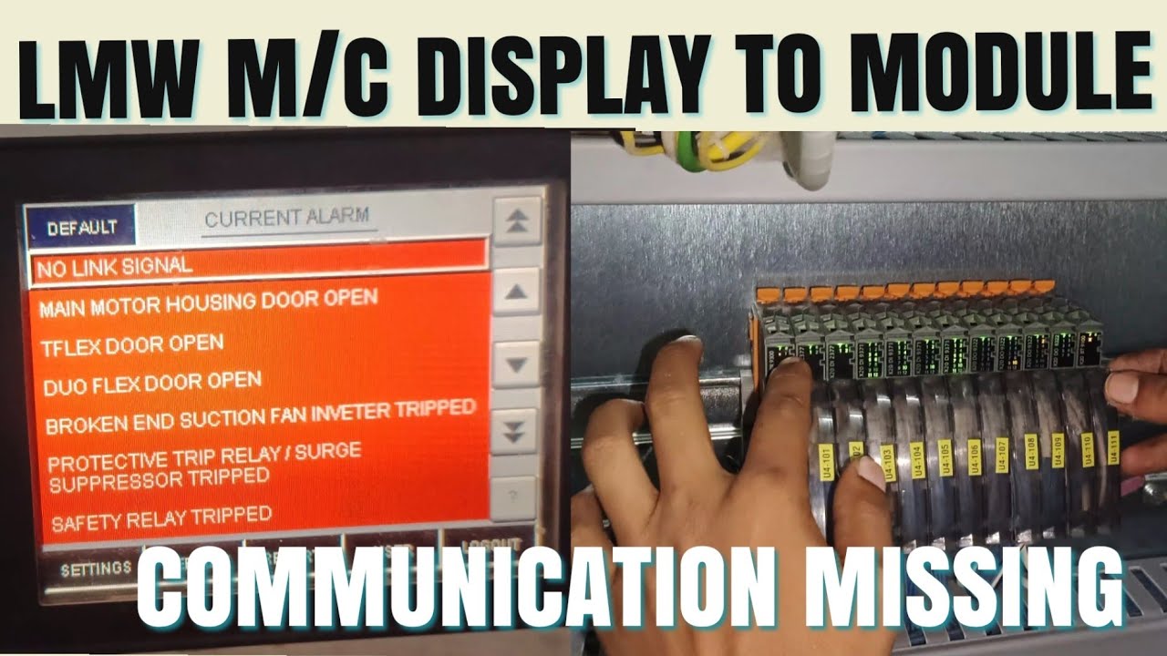 LMW Ring Frame LR9/AXL Base Receiver Module Missing & Communication How ...