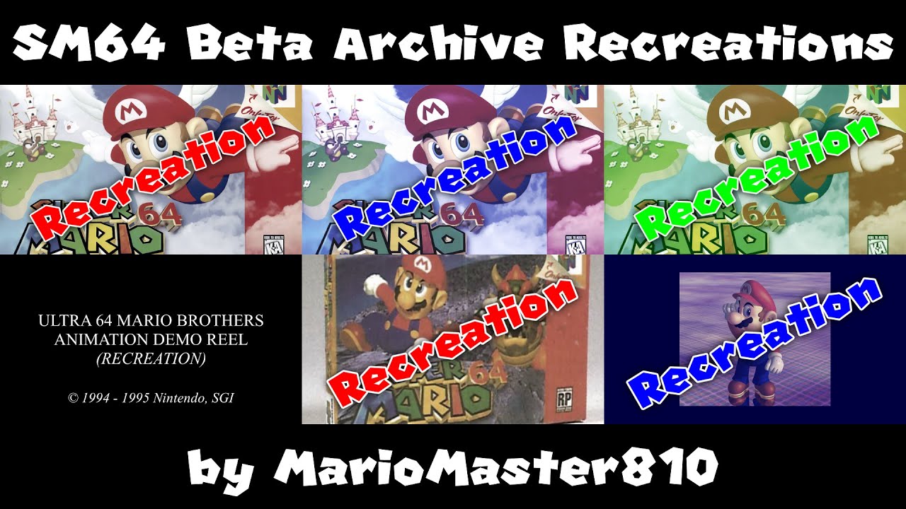 SM64 Beta Archive Recreations by MarioMaster810 - YouTube Music
