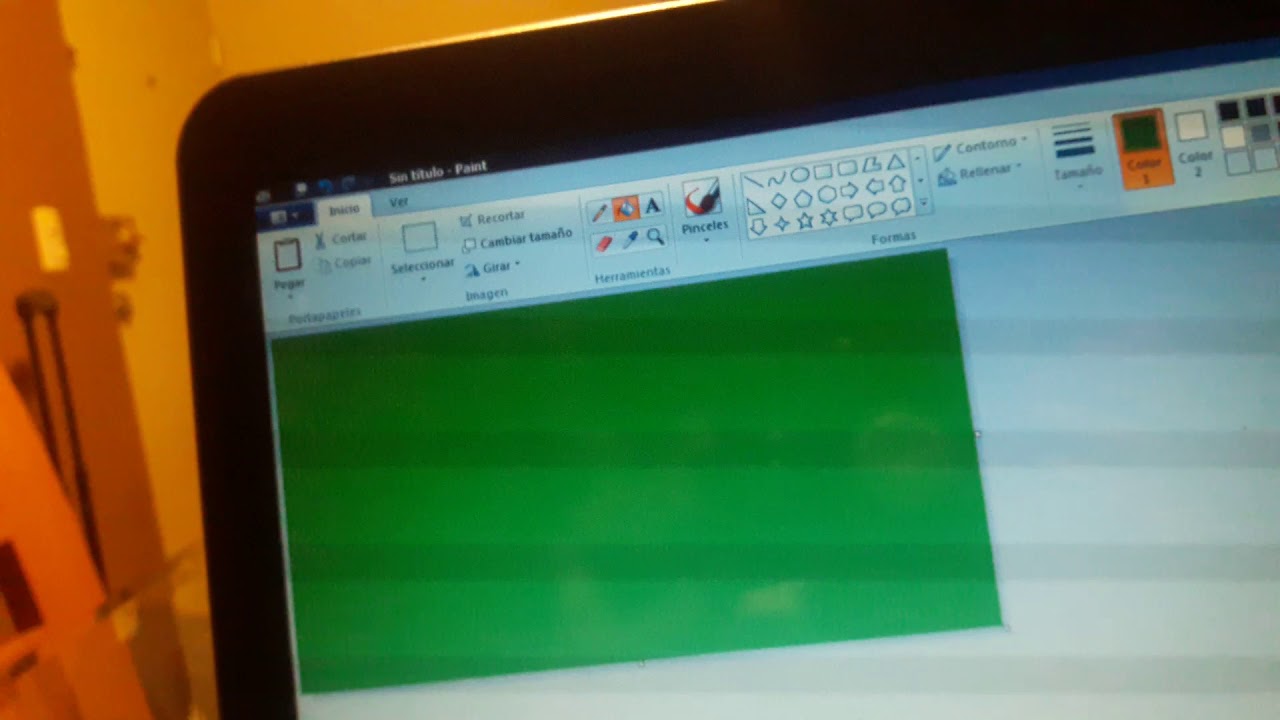 How To Make Brasil's Flag On MS Paint - YouTube
