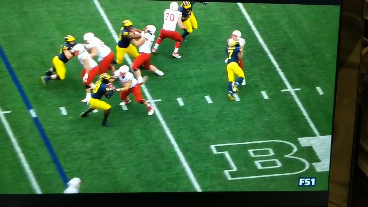 Khaleke Hudson Targeting Ejection - YouTube