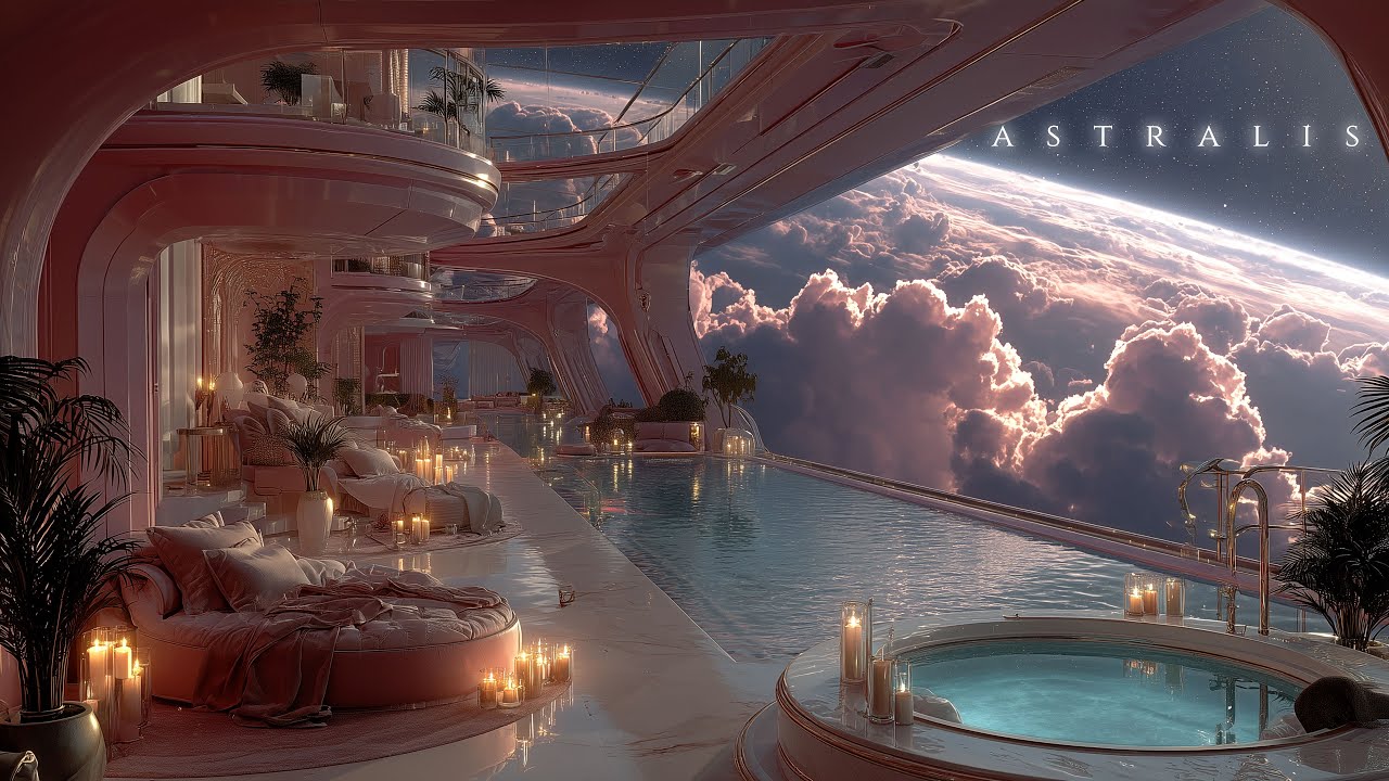Astralis ⧫ Celestial Spa Soundscape ⧫ Tranquil SciFi Ambient for Focus & Stress Relief - YouTube