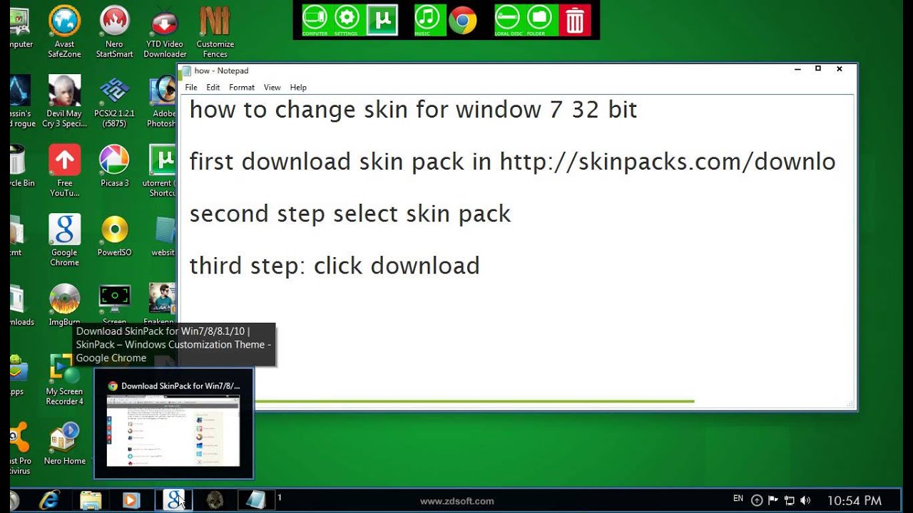 how to download skinpack - YouTube
