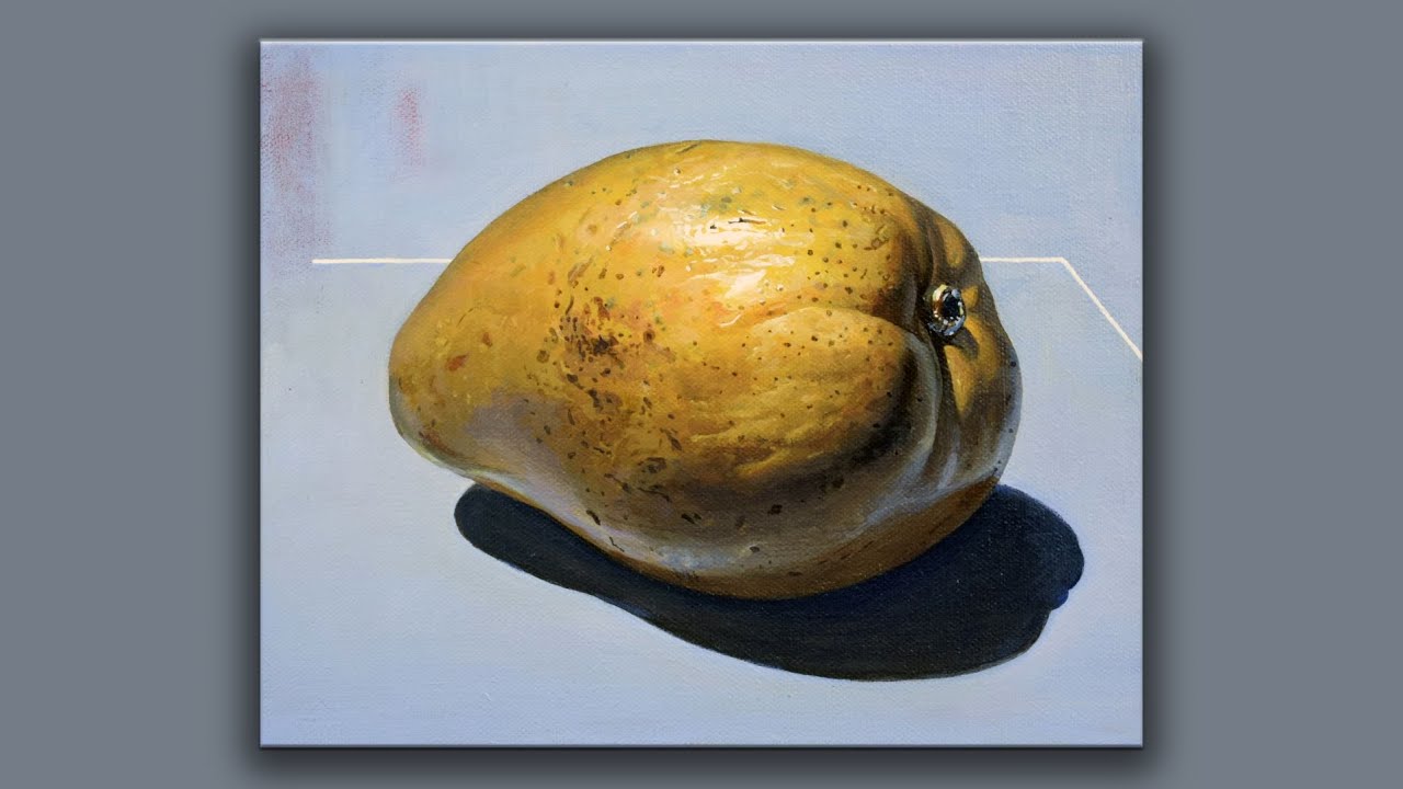 ATAULFO MANGO | EASY & PAINTING PROCESS| STILL LIFE | ACRYLIC PAINTING ...