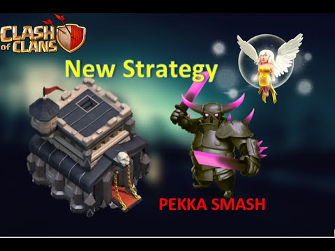 PEKKA SMASH Attack | PEKKA Walk + QUEEN Walk | HPVBB | New War Strategy ...