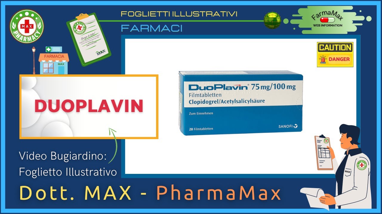 Cos'è il 💊 Farmaco DUOPLAVIN 🗺️ Foglietto Illustrativo Bugiardino ...