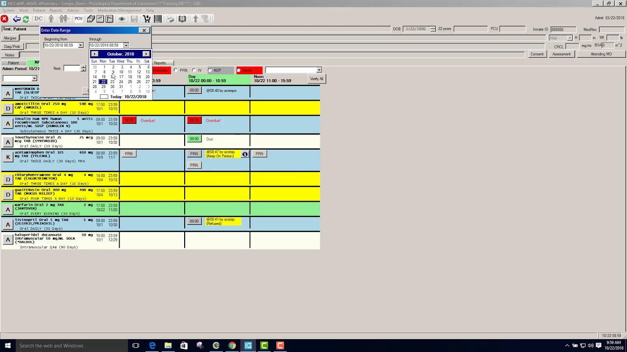 HCS eMAR Medication Hold - YouTube
