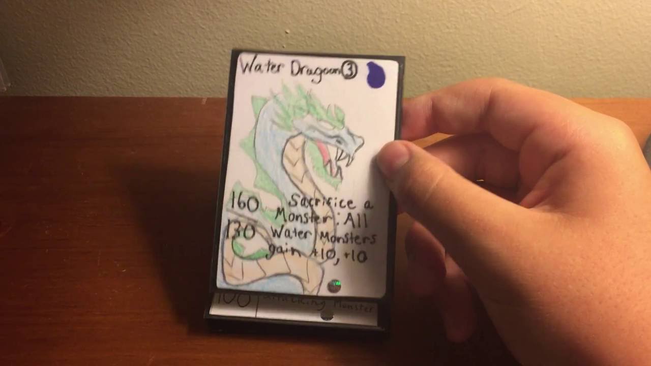 Homemade TCG: Card Warriors EP 2 New Cards and Update (kinda) - YouTube