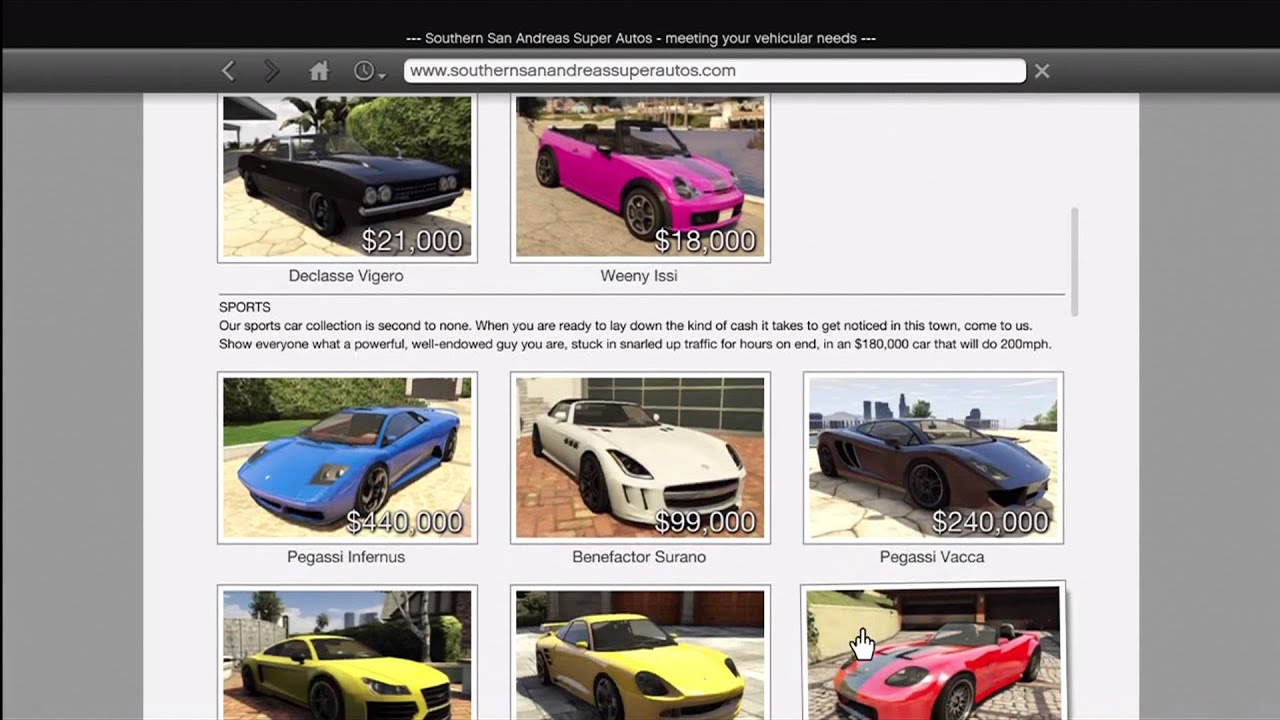 GTA 5 How To Buy Normal Cars Range Rover, Jaguar, Mercedes On GTA V ...