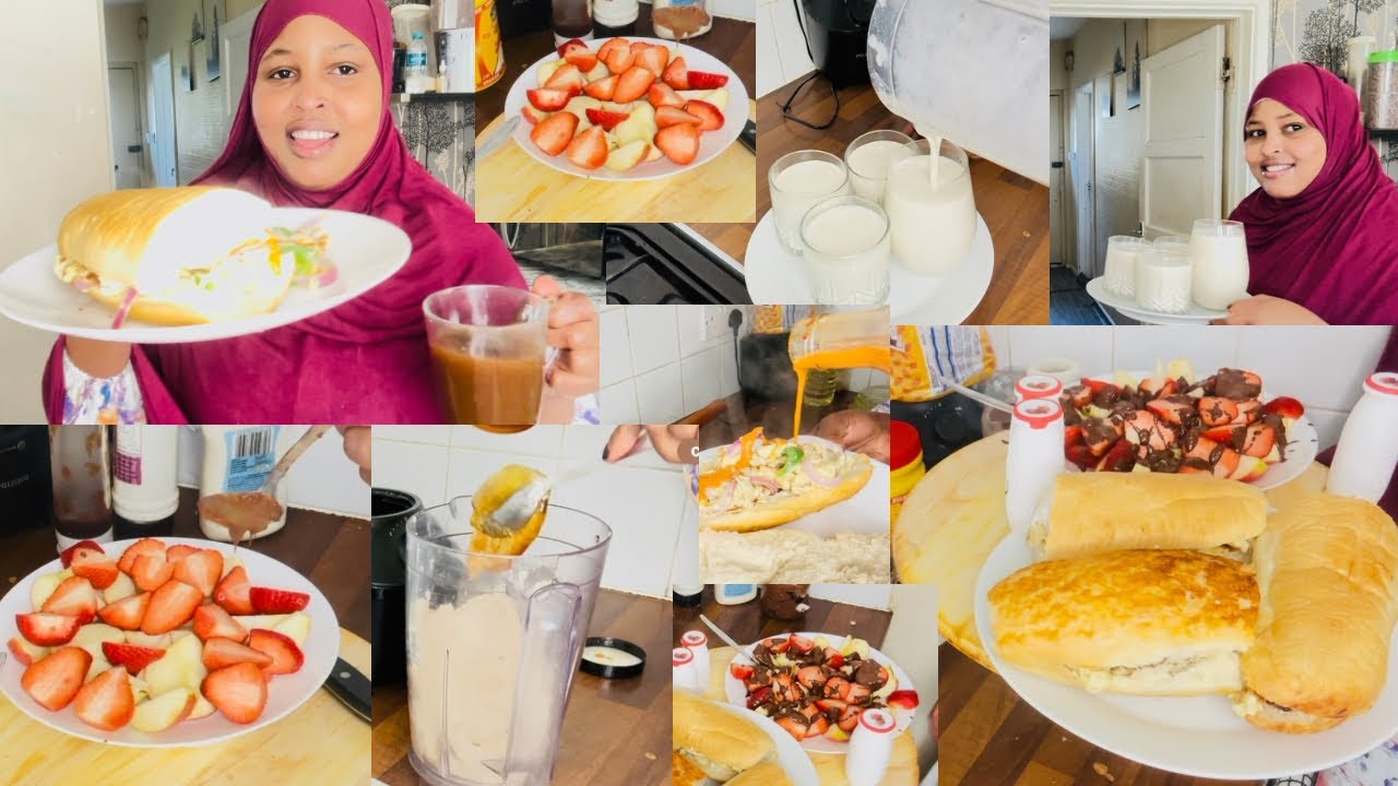 First breakfast oo caruurta waa mishaari quraac labaadka waa ukun iyo ...