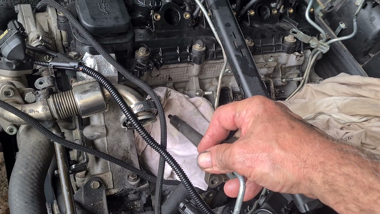 bmw E46 136ch test injecteurs avant changement de pompe injection - YouTube
