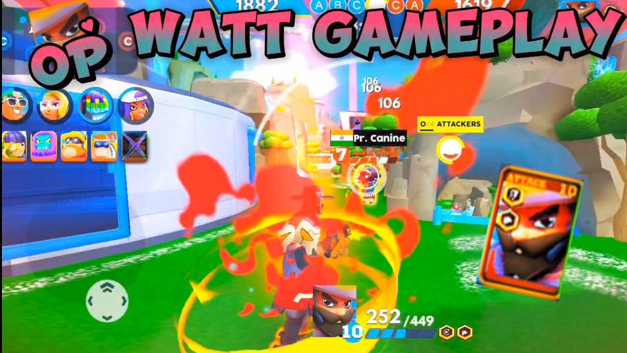 Frag Tamil | Watt Gameplay | New Character ! | Fun Gameplay | TDH leaf ...