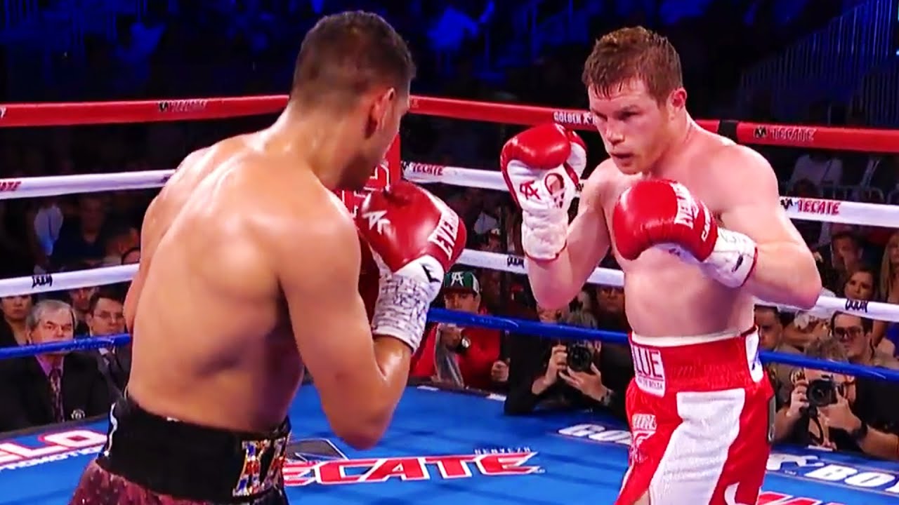 Canelo Alvarez (Mexico) vs Amir Khan (England) - KNOCKOUT, Boxing Fight ...