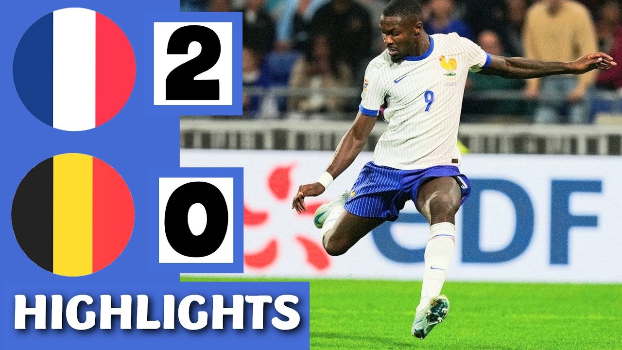 🔴 France vs Belgium (2-0) goals & HIGHLIGHTs Uefa Nation League - YouTube