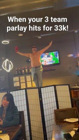 When your 3 team parlay hits for 33k in Vegas - YouTube