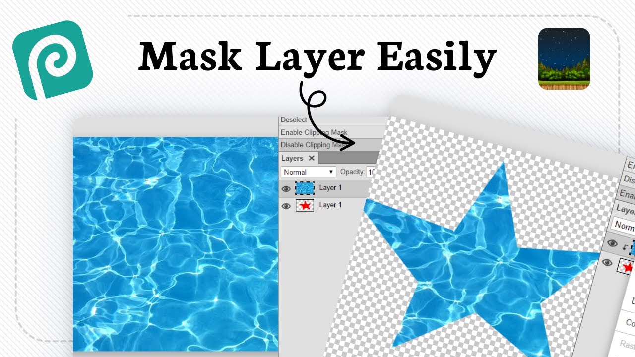 How to create clipping mask in Photopea (Mask Effect) - YouTube
