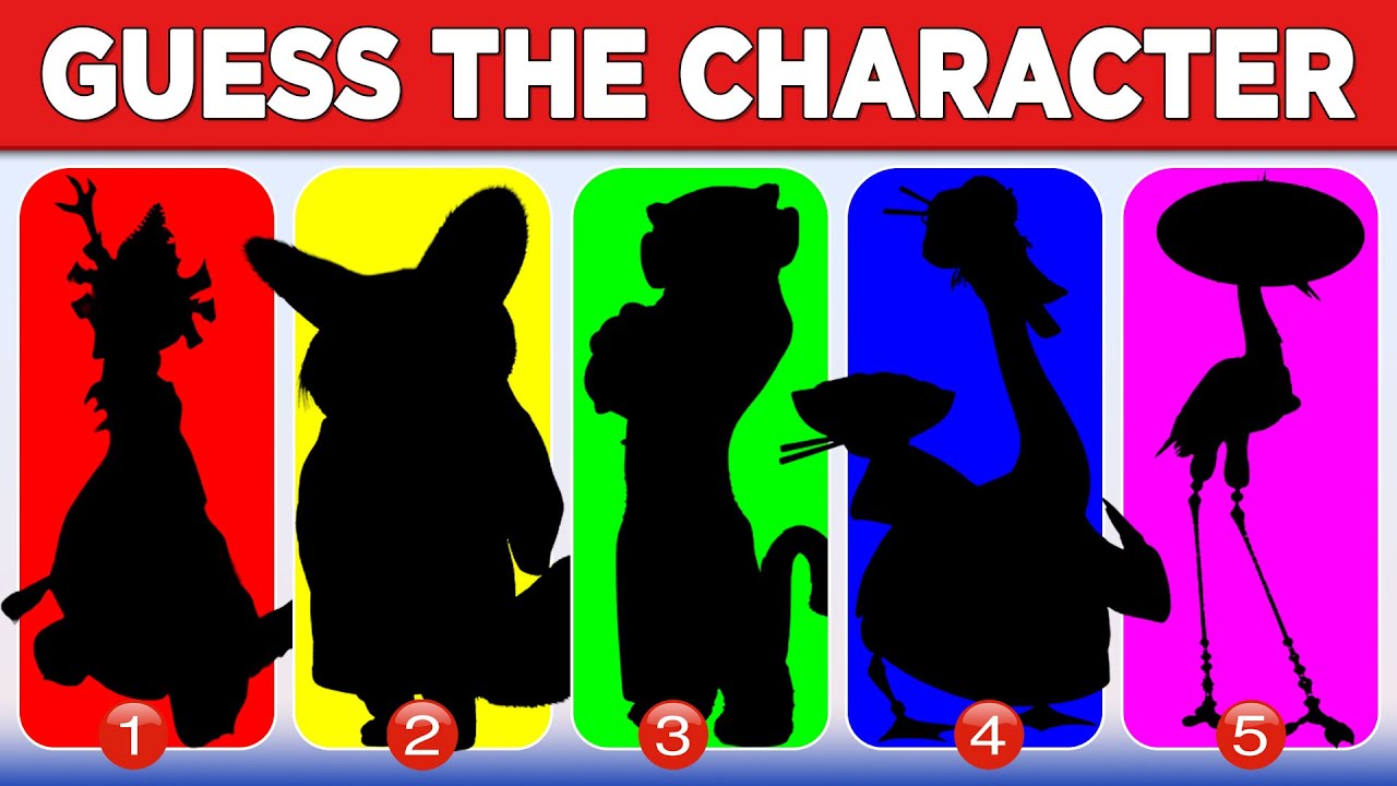 Guess The Kung Fu Panda 4 Character By Silhouette Quizzes | Guess Kung ...
