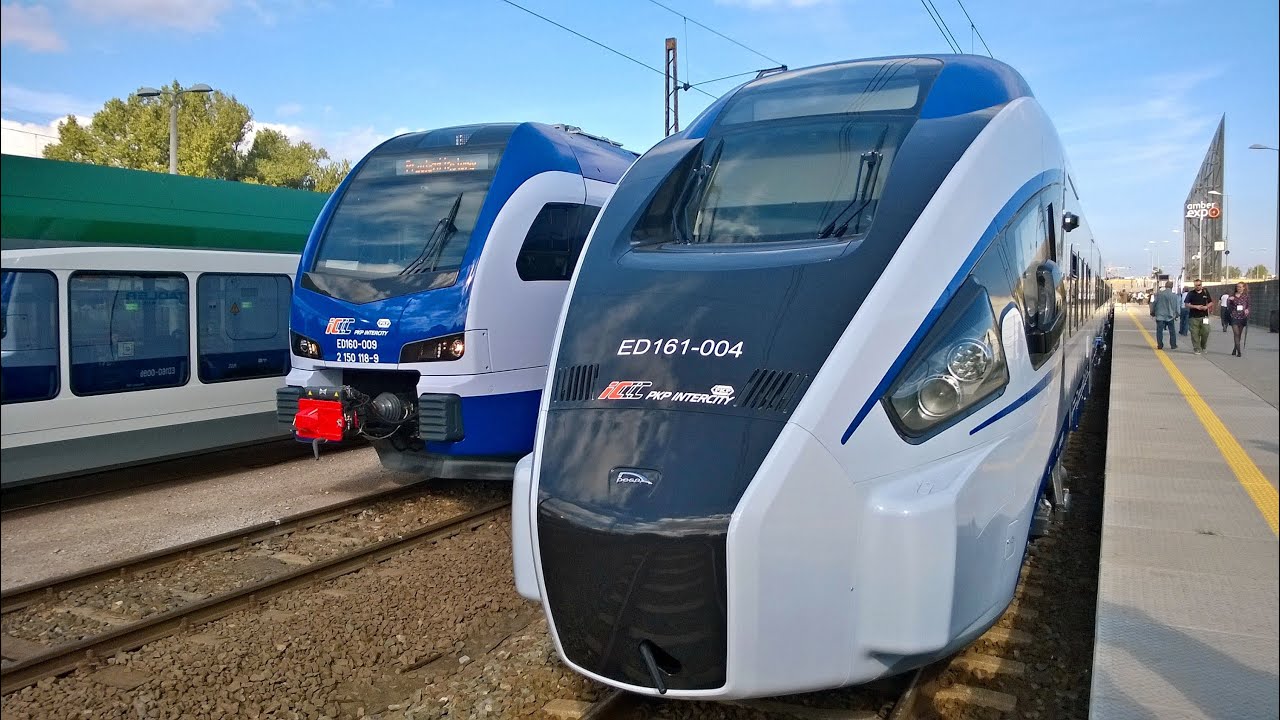 TRAKO 2015 - Wnętrze Pesa Dart ED161-004 PKP IC - YouTube