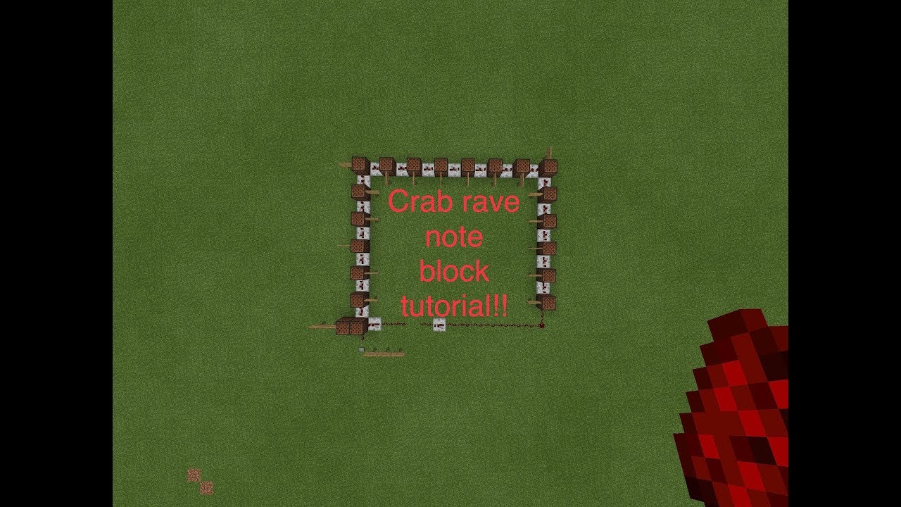 Crab Rave (Minecraft Noteblock Tutorial) - YouTube