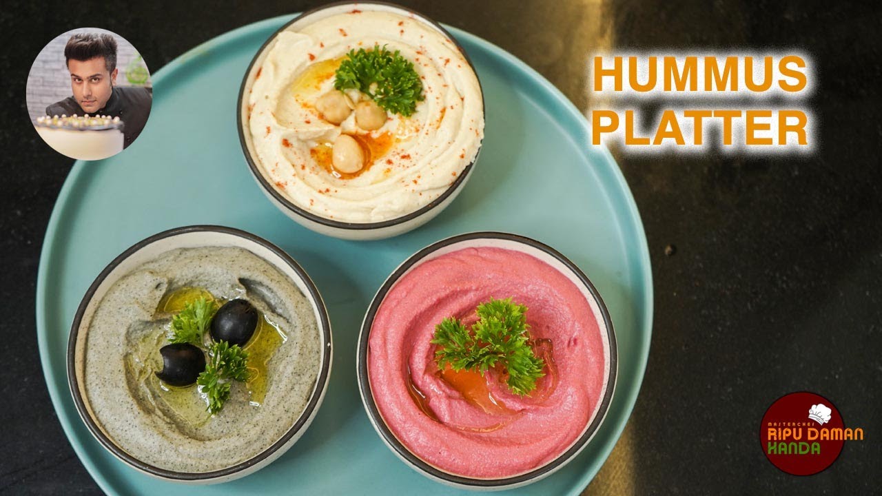 Hummus Platter | हम्मस थाली | Masterchef Ripudaman Handa - YouTube