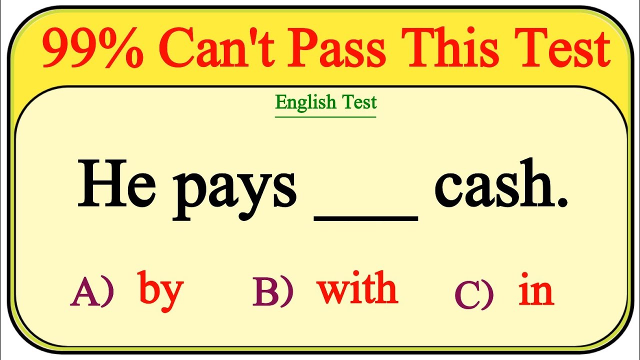 Mixed Grammar Test: Can you Ace This Ultimate Grammar Quiz? - YouTube