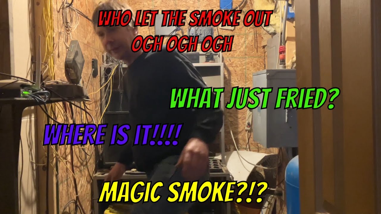 Magic Smoke! was let out - YouTube
