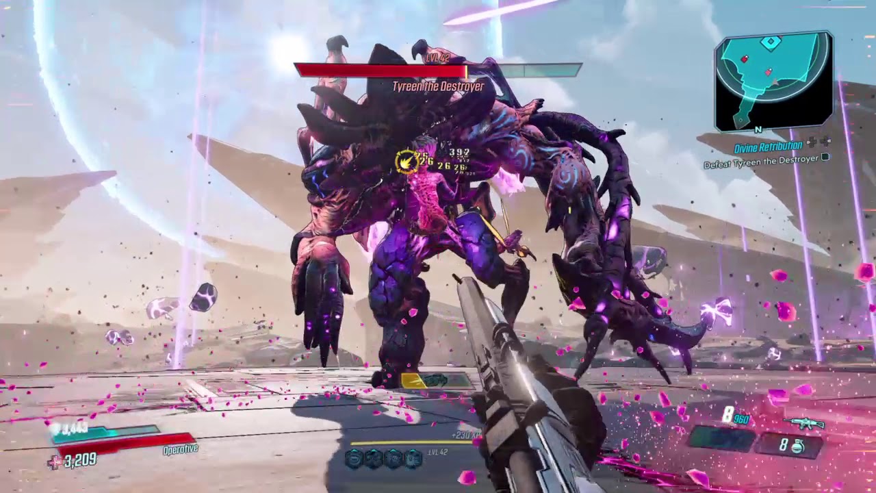 Borderlands 3 Final Boss Fighting Tyreen - YouTube
