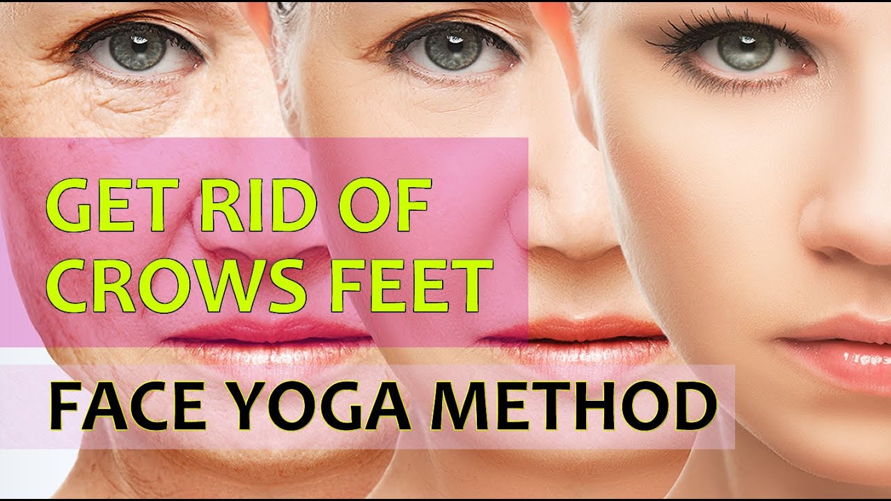 Face Yoga Method - Get Rid Of Crows Feet When Smiling - YouTube