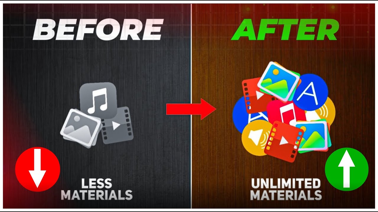 How to Get HIGH-QUALITY Free Editing Materials for YOUTUBE Videos ...