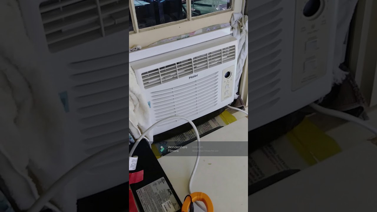 Turn old mini window air conditioner into HEAT PUMP in winter - YouTube