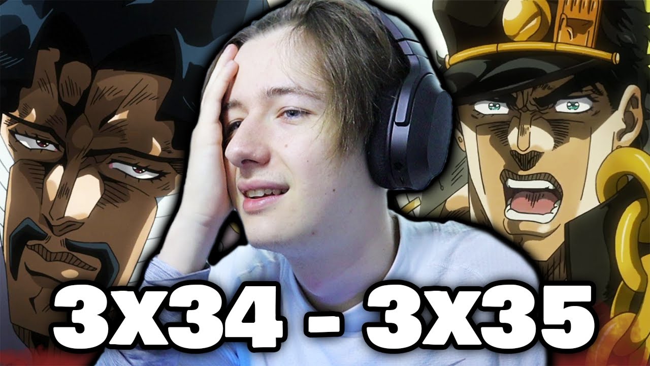 JOTARO is CRAZY! | JJBA Part 3 Episode 34 and 35 Reaction! - YouTube
