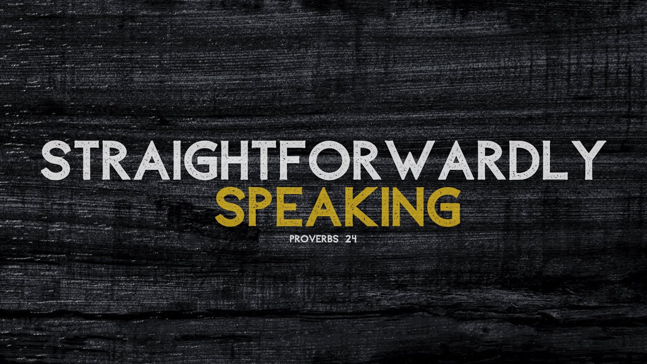 "Straightforwardly Speaking" by Bishop Myron Powell - YouTube