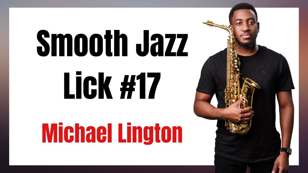 Smooth Jazz Saxophone Lick #17 - Michael Lington Lick - YouTube